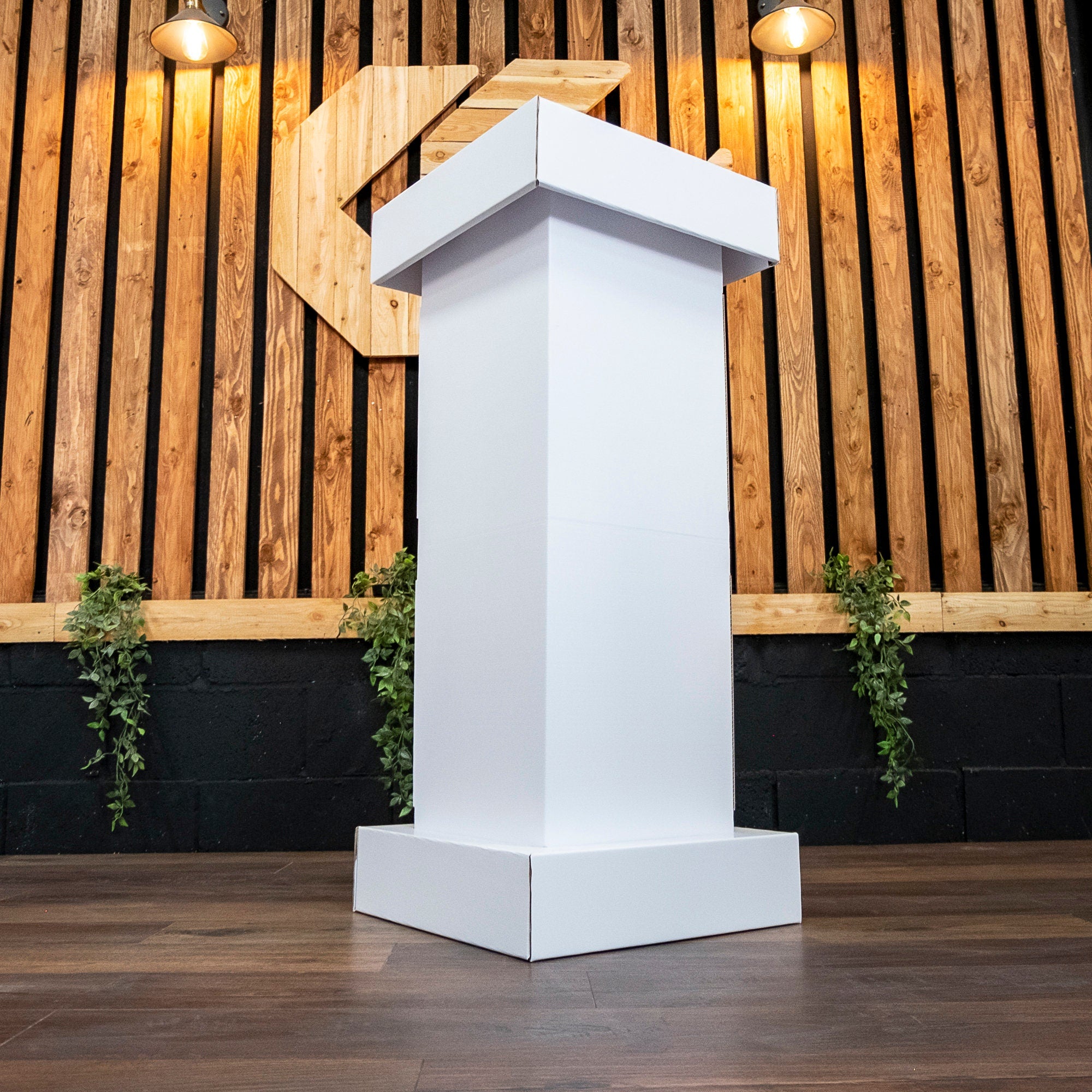 Giant Plinth, 4ft Display podium, Cake or Trophy Stand, Sturdy Folding ...
